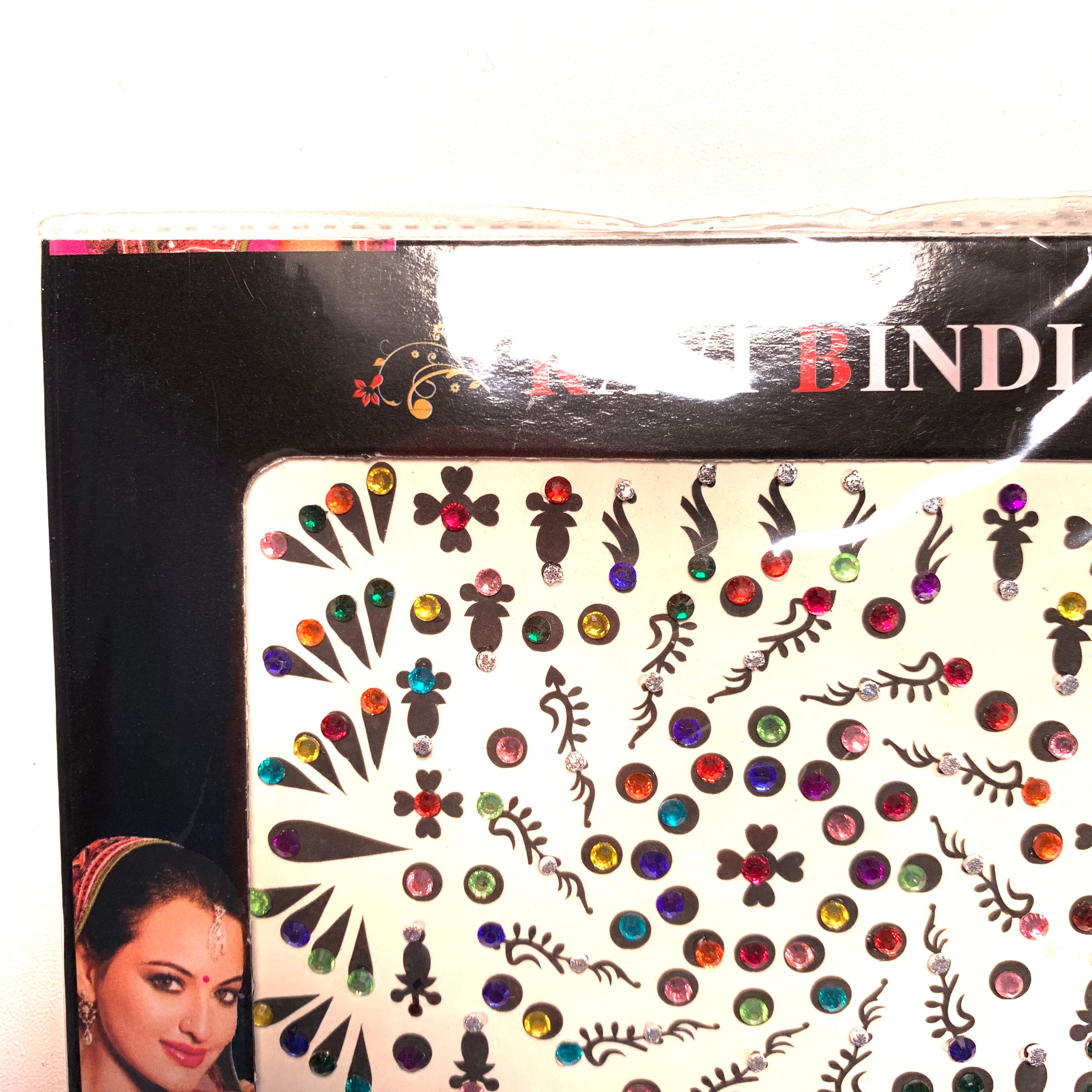 Deluxe Bindi Multi Pack of Face Jewellery. Face Gem Glitter Festival ...