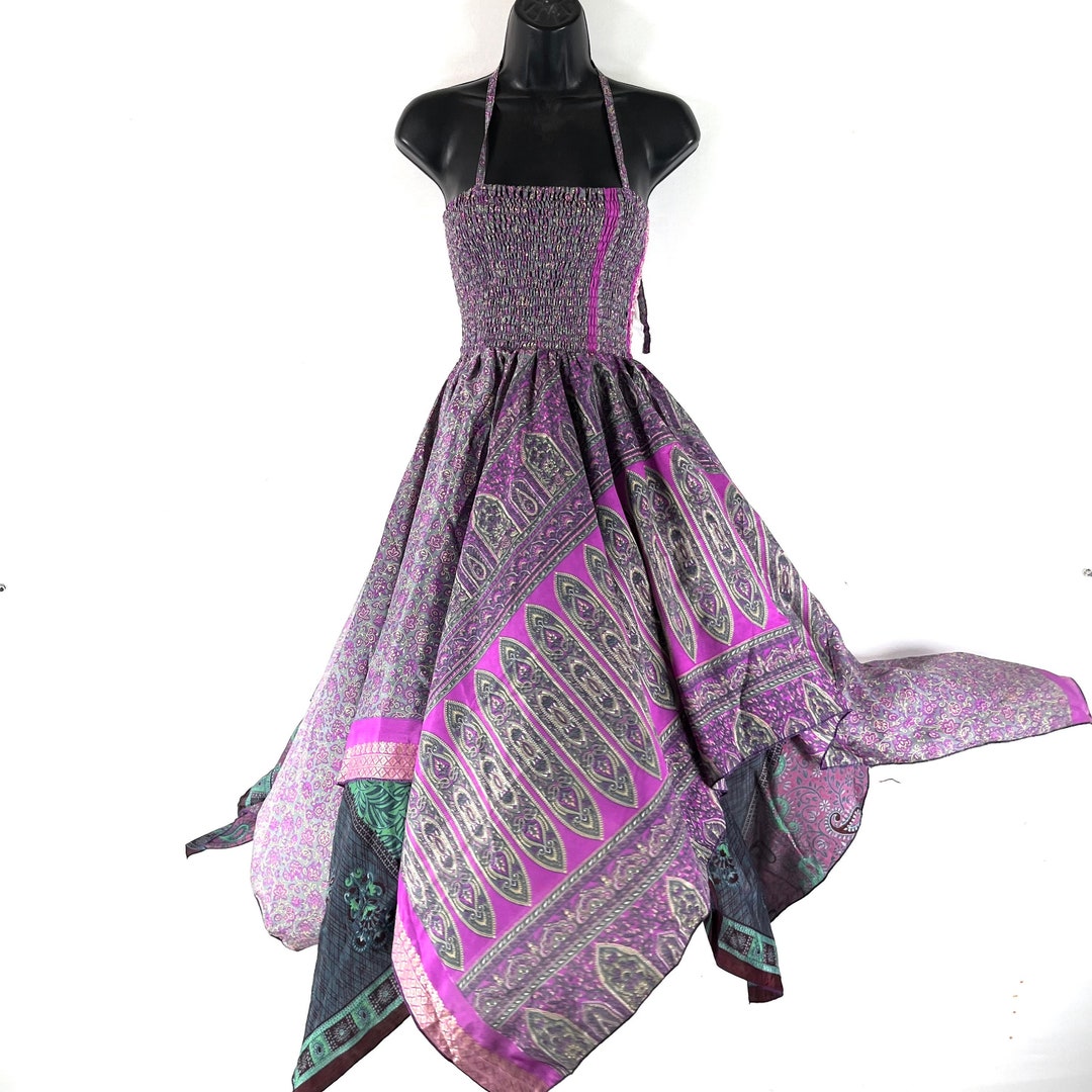 Aurora Long Summer Silk Fairy Dress - Tall Girl Sundress (SKU:902-7928 ...
