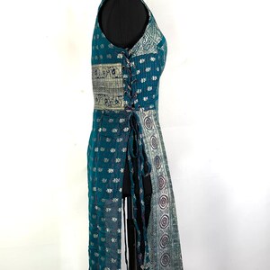 M. Goddess Dress in Silk Brocade Priestess Ceremony Temple Dress ...