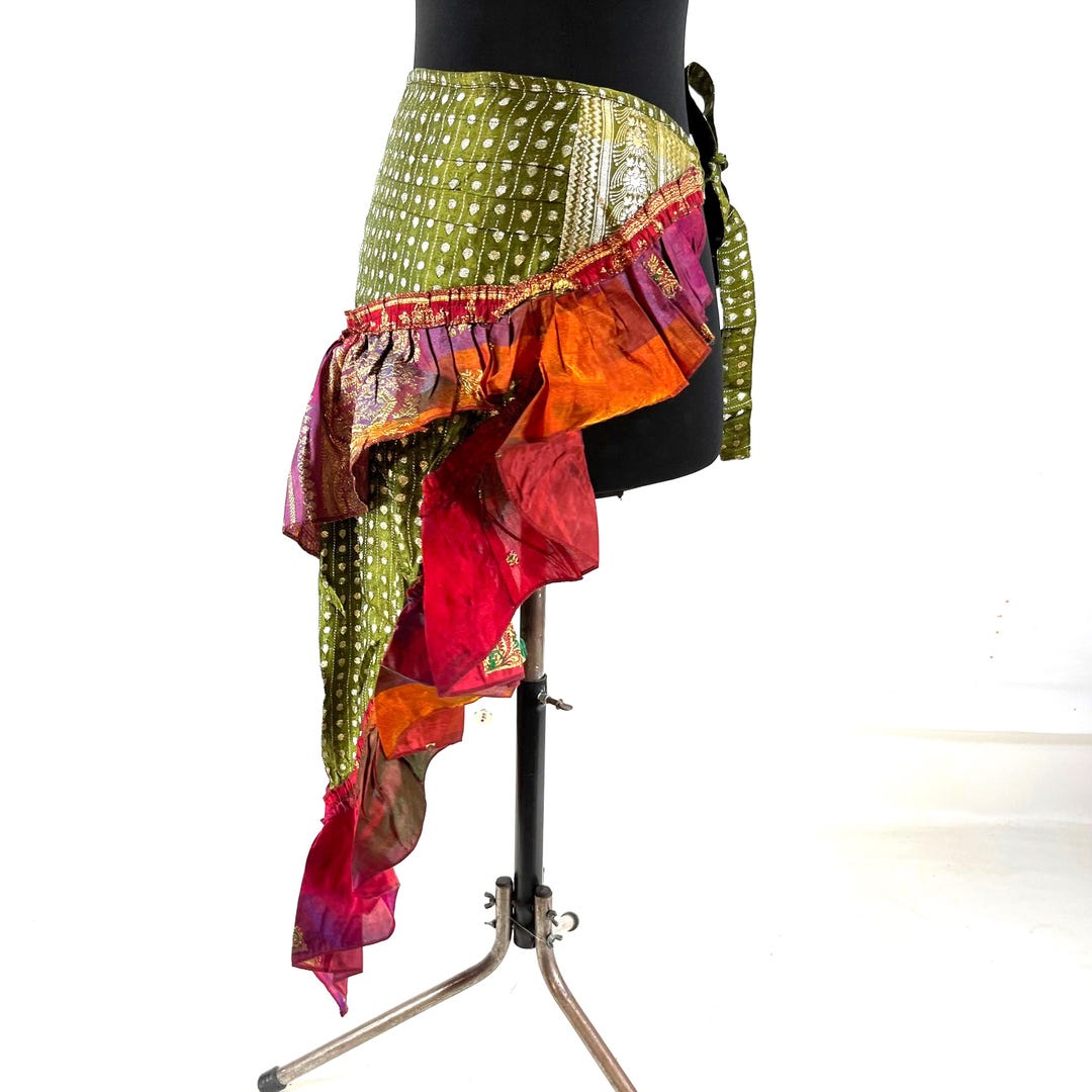M/L; Luna Over Skirt Bustle - Vintage Silk Brocade - Steampunk- LARP ...