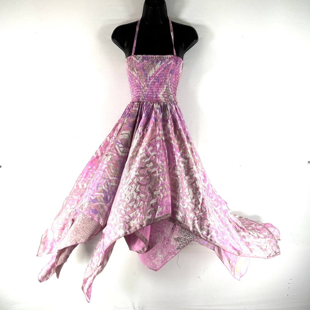 Aurora Long Summer Silk Fairy Dress, One Size; Silk Maxi Tall Girl ...
