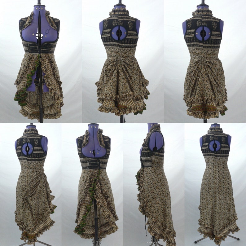 UK-XL. Celeste Underbust Corset Dress With Adj Tail Length. - Etsy UK