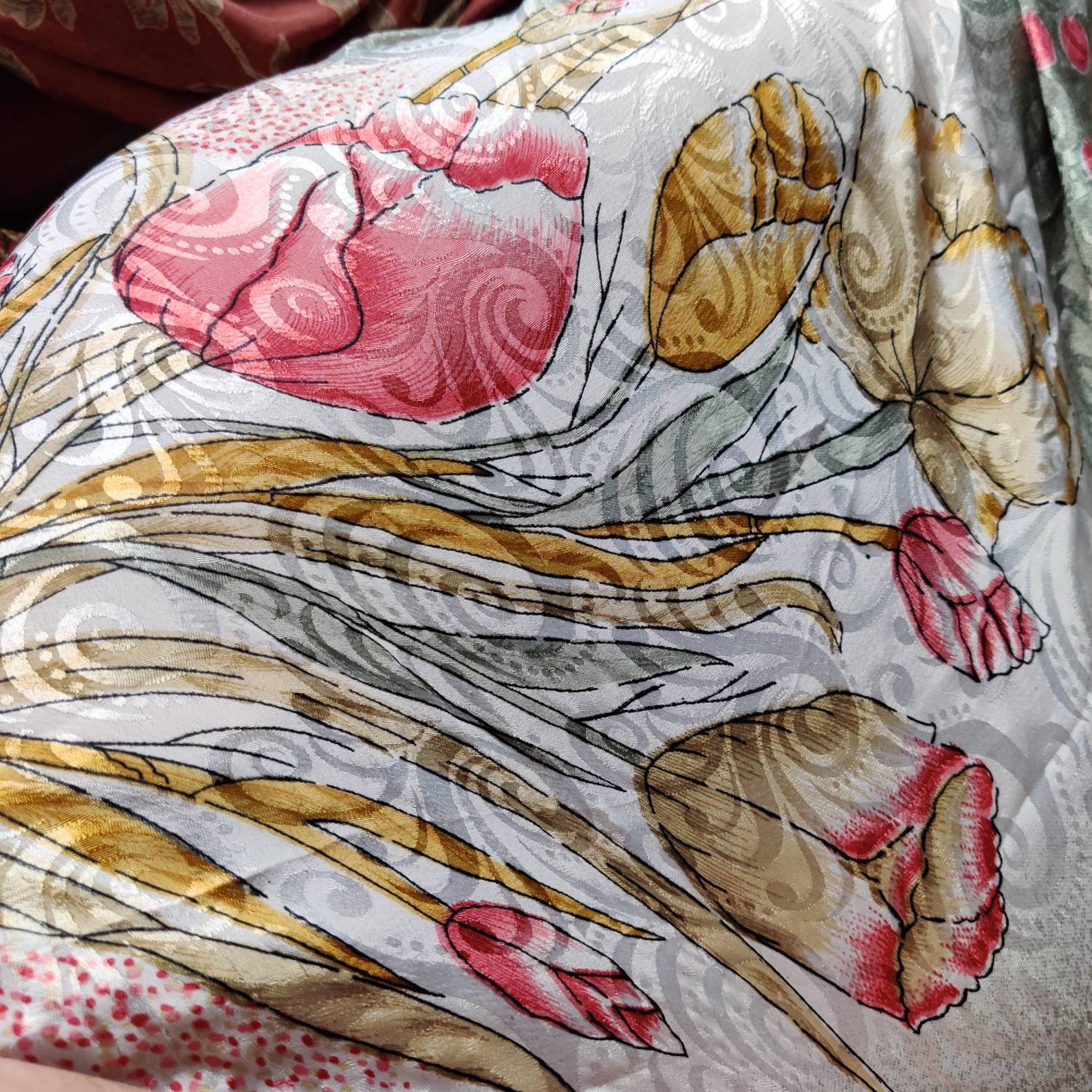 Caroline Waterfall Harem Pants. Silk. One Size Elasticated - Etsy UK