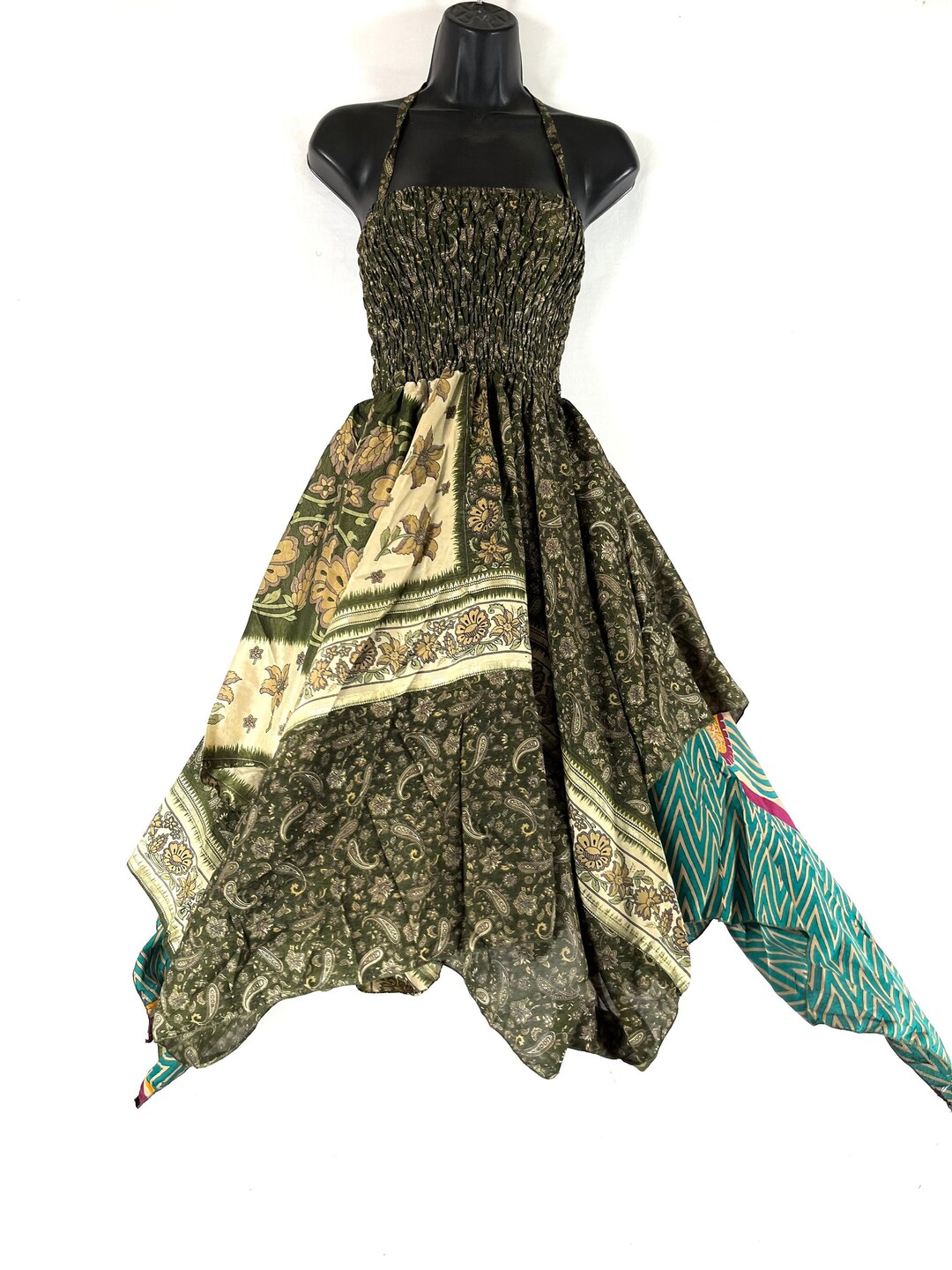 Tatiana Fairy Dress 43" (109cm) Long, One Size; Silk Maxi Summer Dress ...