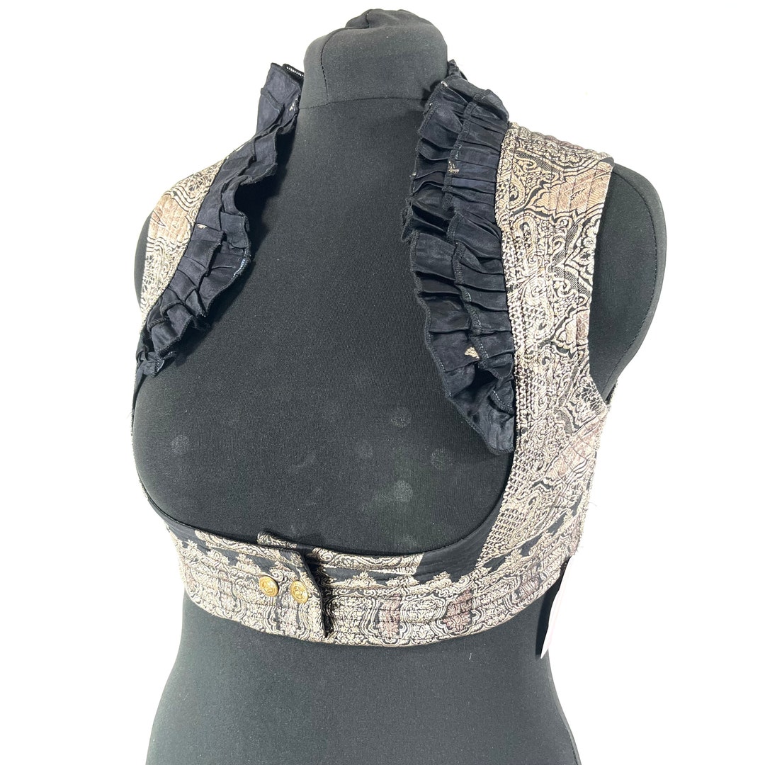 XL. Underbust Corset Bustier Top Silk Renaissance Bodice SKU:444-7212 ...