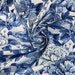 Blue Flower Fabric by the Meter, Floral Fabric Tapestry Decor Furniture ...