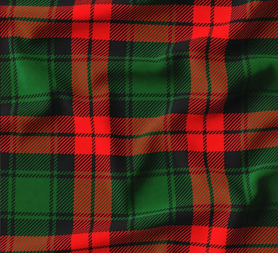 Red and Green Plaid Upholstery Fabric by the Meter,christmas Fabric ... Red and Green Plaid Upholstery Fabric by the Meter,christmas Fabric ...