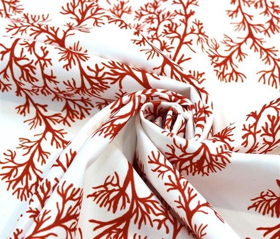 Red Coral Fabric