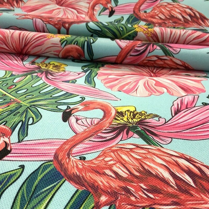 Flamingo Fabric - Etsy