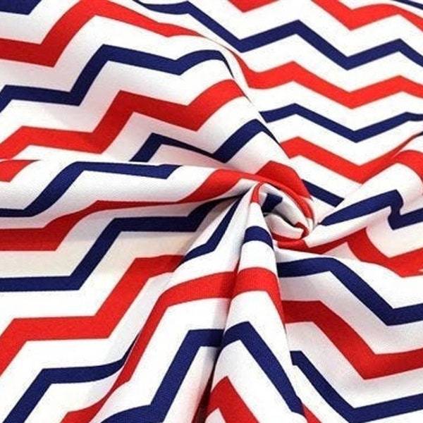 Red Chevron Curtains - Etsy