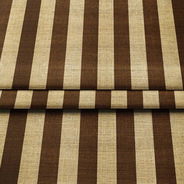 Brown Stripe Fabric - Etsy