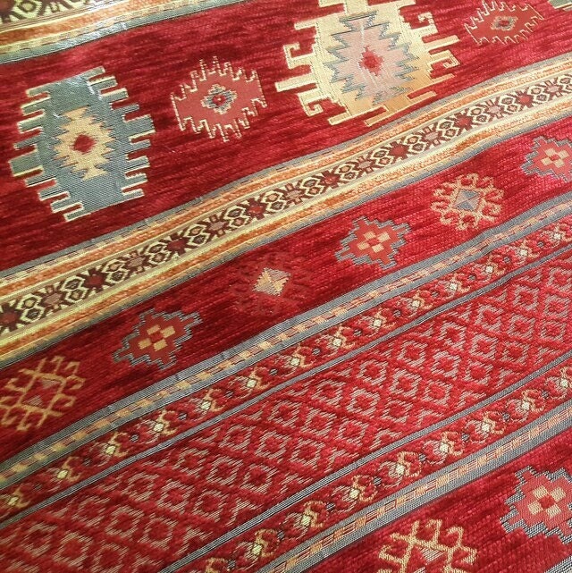 Türkischer Kelim-Stoff Meterware Boho gewebter - Etsy.de