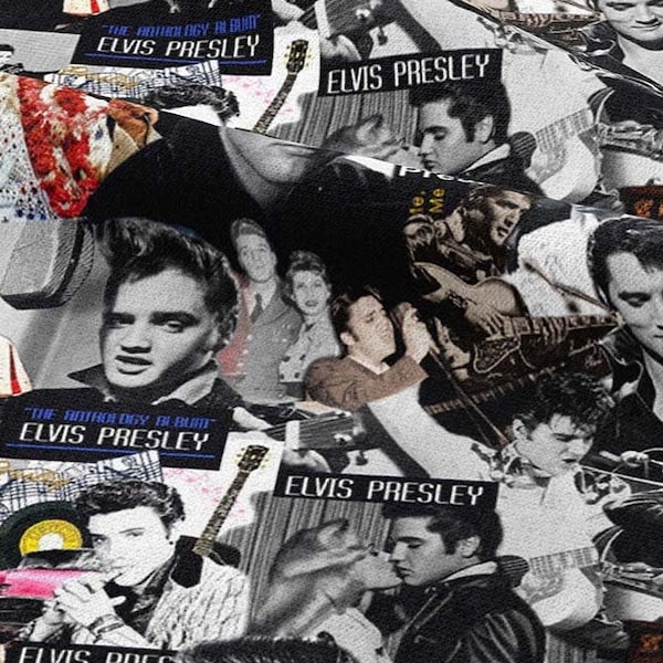 Elvis Fabric - Etsy