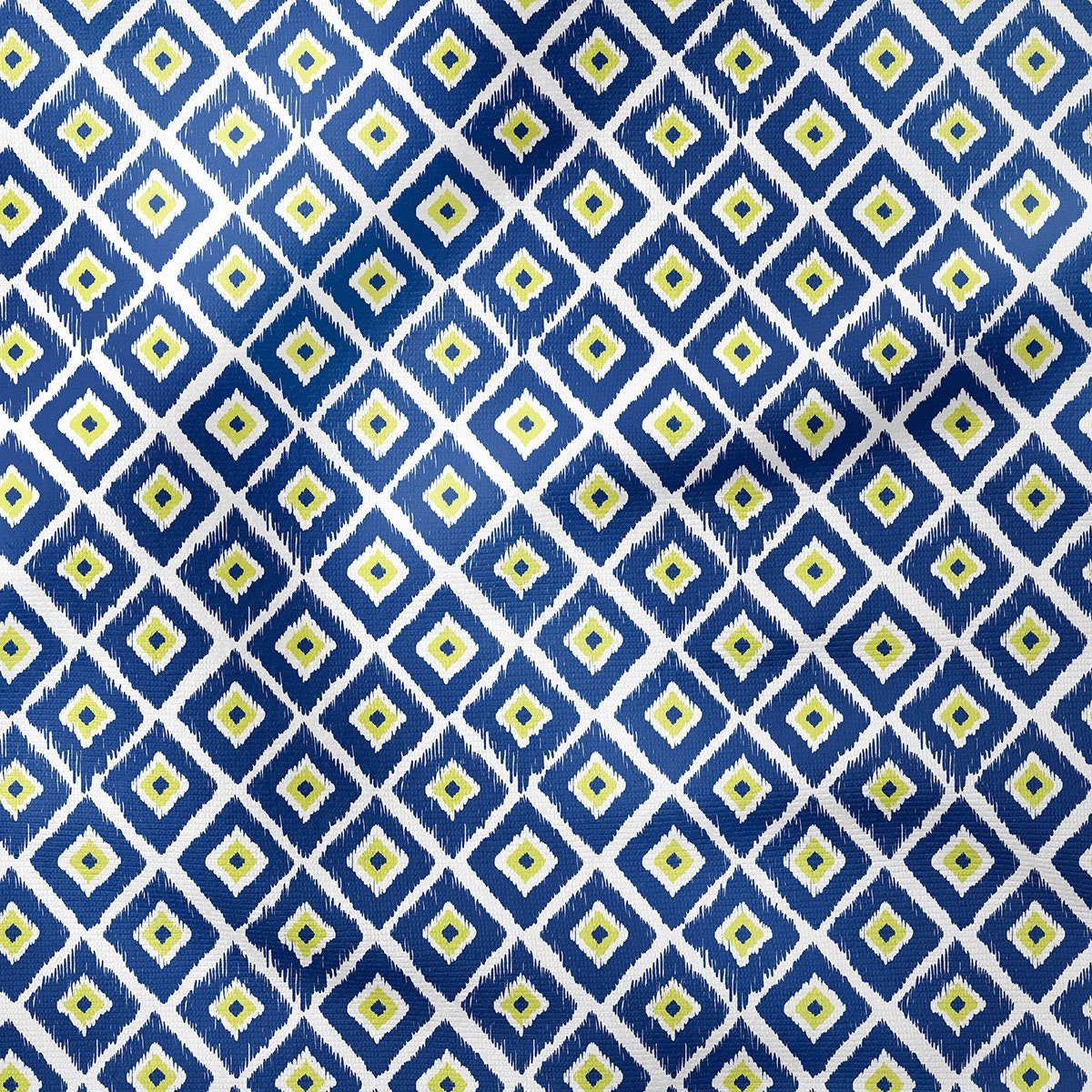 Blau Nazar,Evil Eye Rauten Muster Stoff Meterware,Ethno Muster Dekor ...