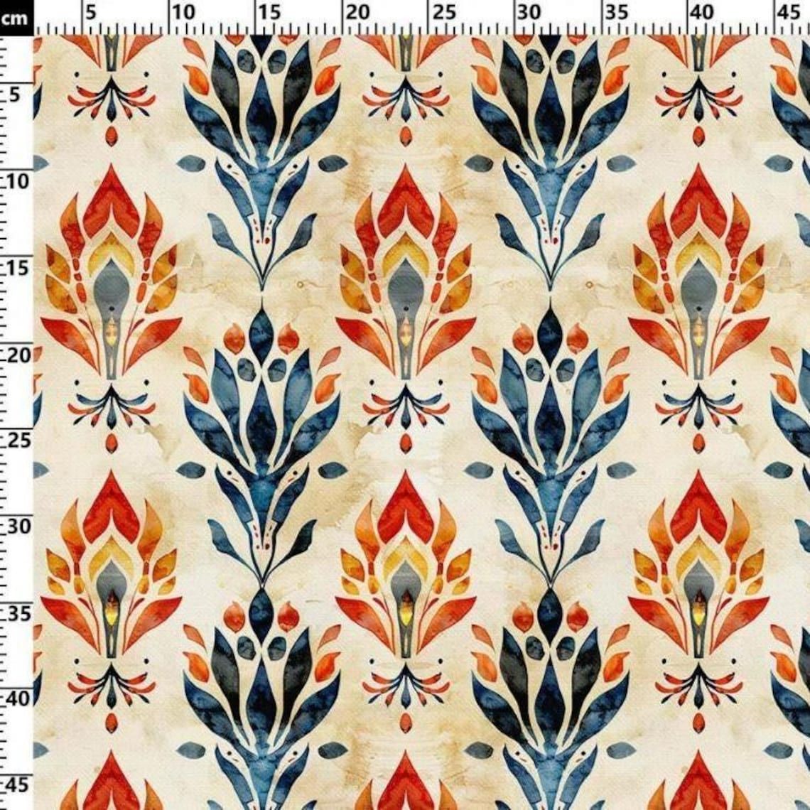 Moroccan Upholstery Fabric: Geometric Ethnic Decor, Polyester by the ...