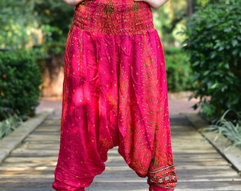 Pink Harem Pants - Etsy
