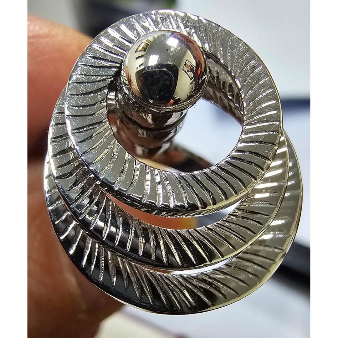 Three Circle Motion Ring in 14k Gold - FL856 - Etsy