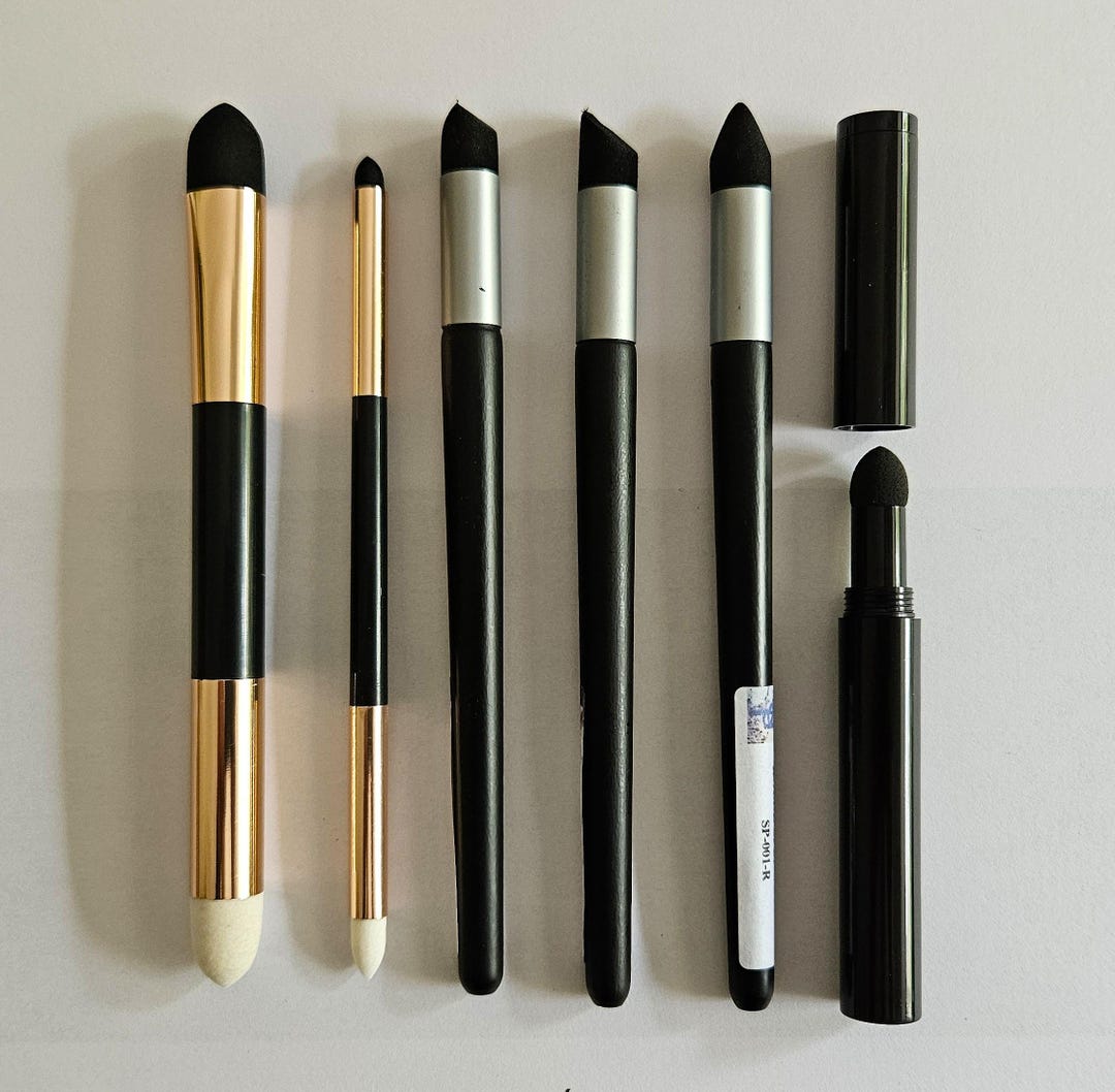 Sponge Pens, Round or Bevel Point, Reusable, Blending Pens for Pigments ...