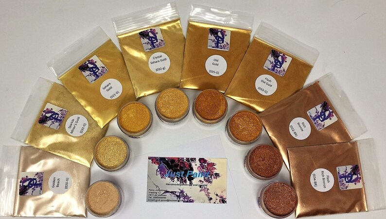 10g and 20g golden Beach Mica Pigment Color 10g | Etsy