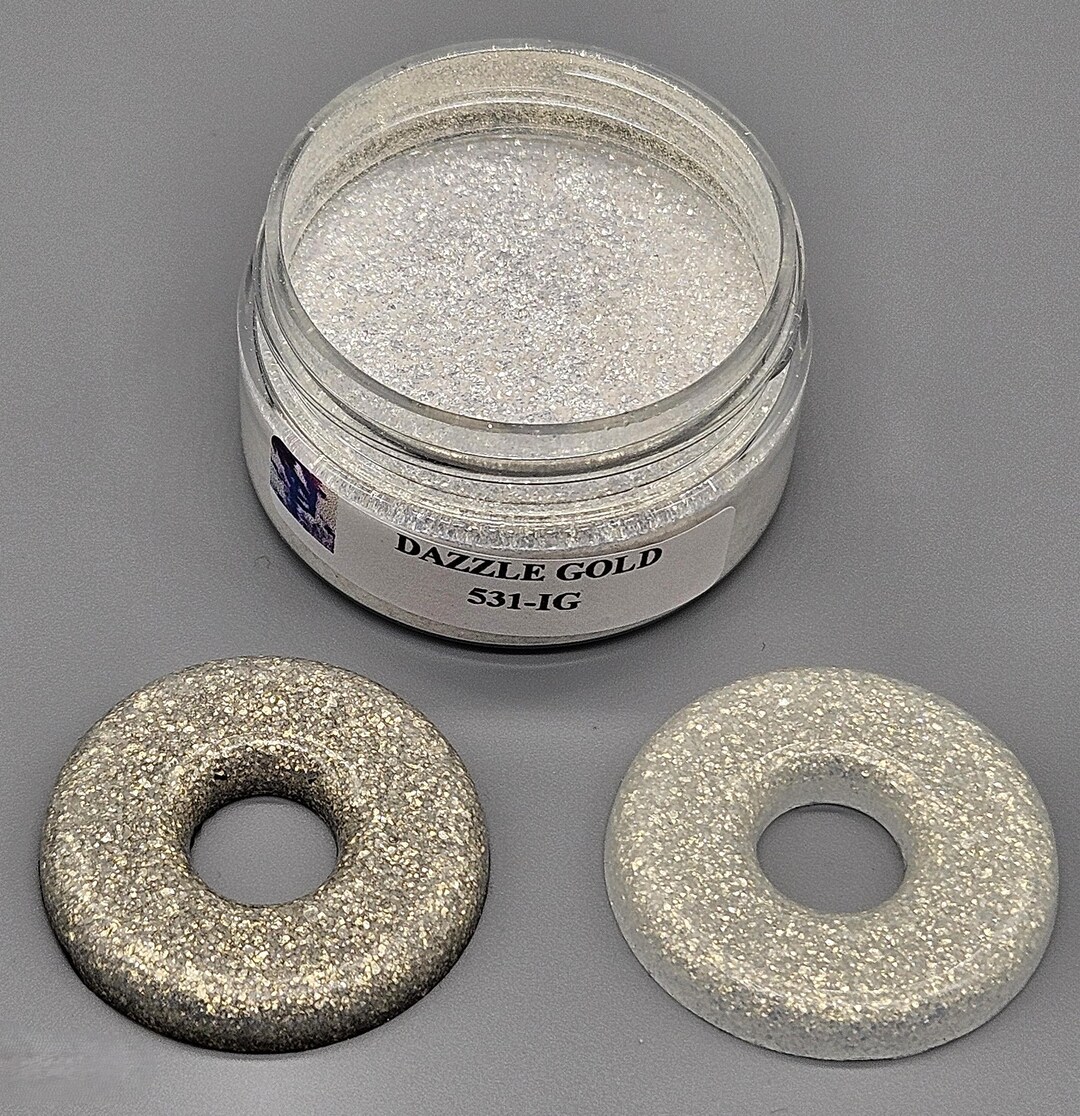 10g and 20g "dazzle Gold" Interference Mica Pigment Color (10g and 20g ...