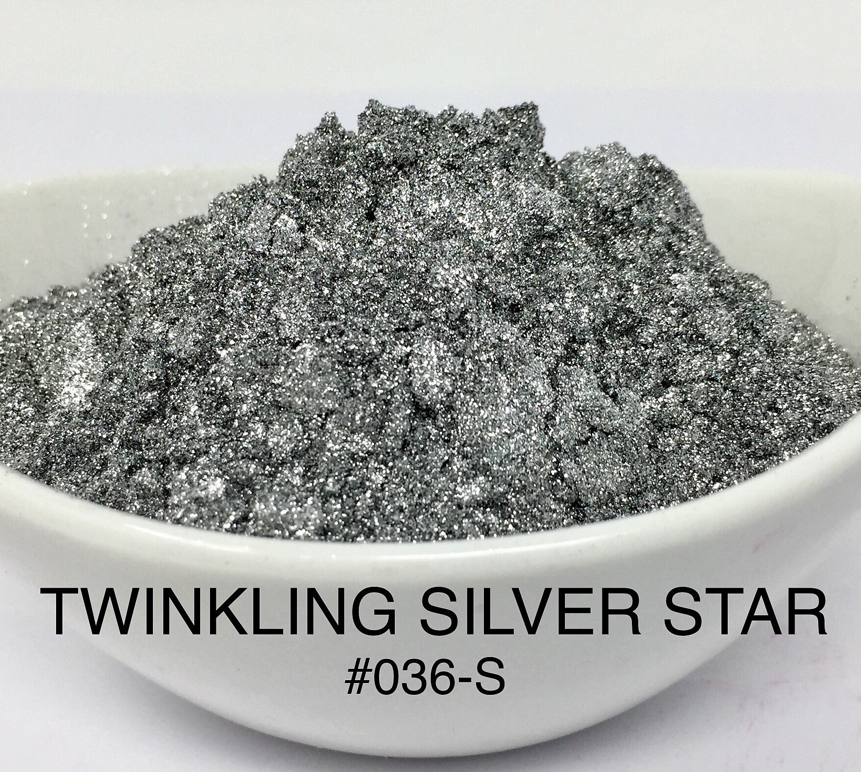 10g and 20g Twinkling Silver Star Mica Pigment | Etsy