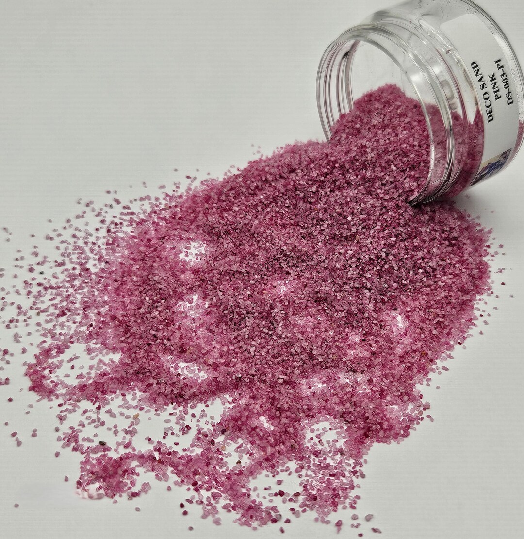 50g, 100g, 200g Pink Colored Sand, Grain Size 0.5mm, Decorative Sand ...