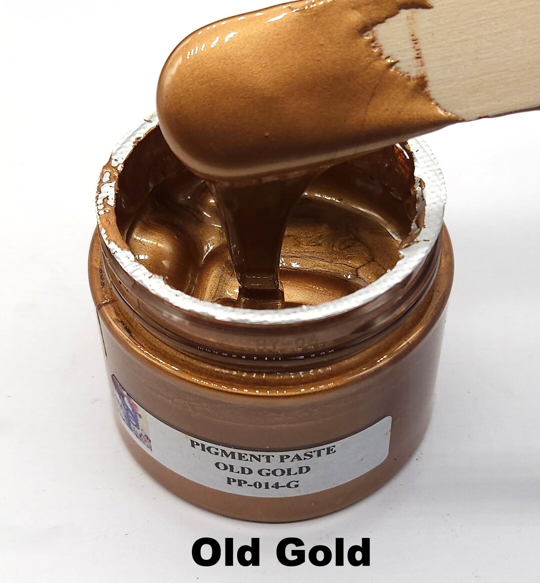 50g "'old Gold" Metallic Epoxy Resin Pigment Paste Color (50g in ...