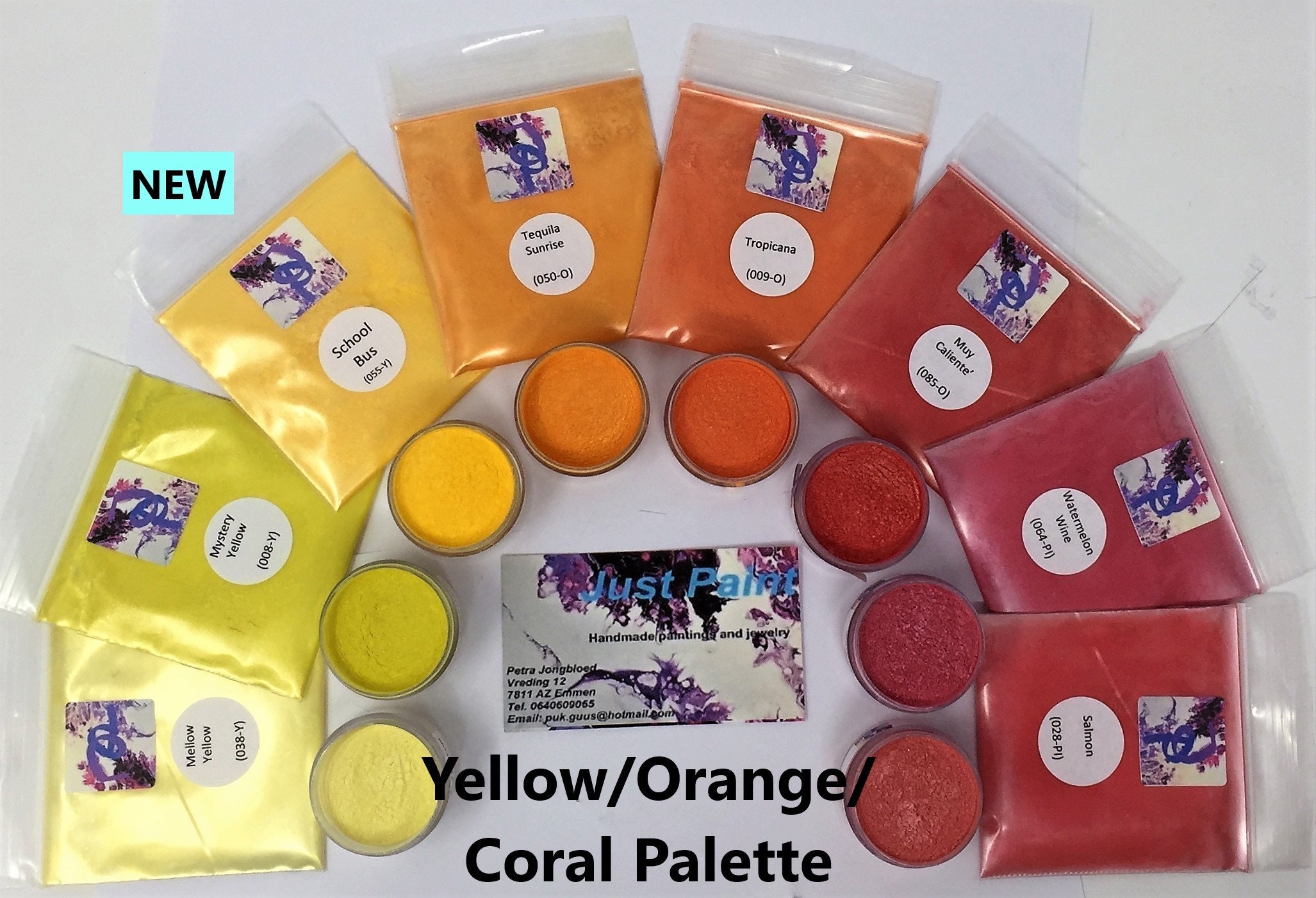 10g and 20g School Bus Mica Pigment Color 10g and | Etsy