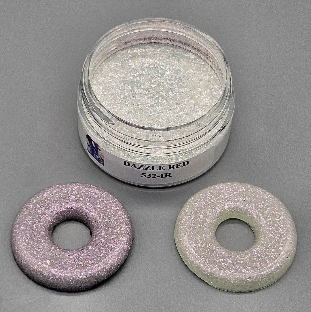 10g and 20g "dazzle Red" Interference Mica Pigment Color (10g and 20g ...