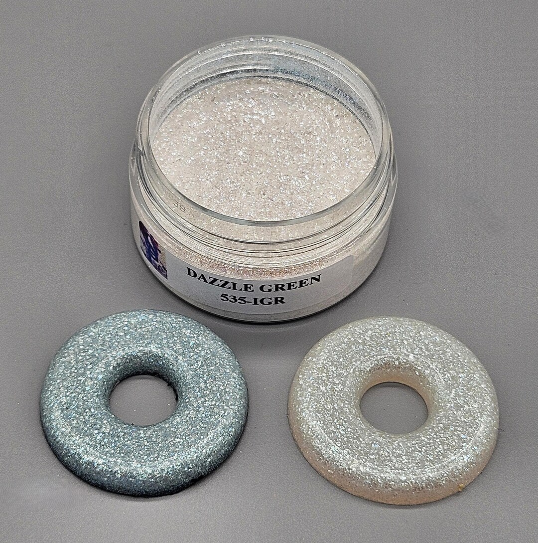 10g and 20g "dazzle Green" Interference Mica Pigment Color (10g and 20g ...