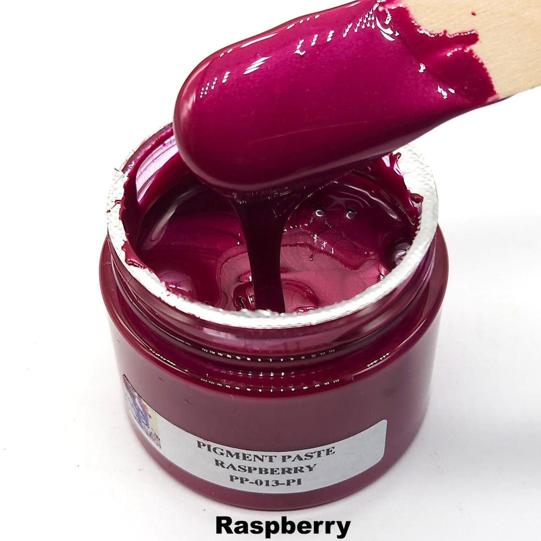 50g "'raspberry" Metallic Epoxy Resin Pigment Paste Color (50g in ...