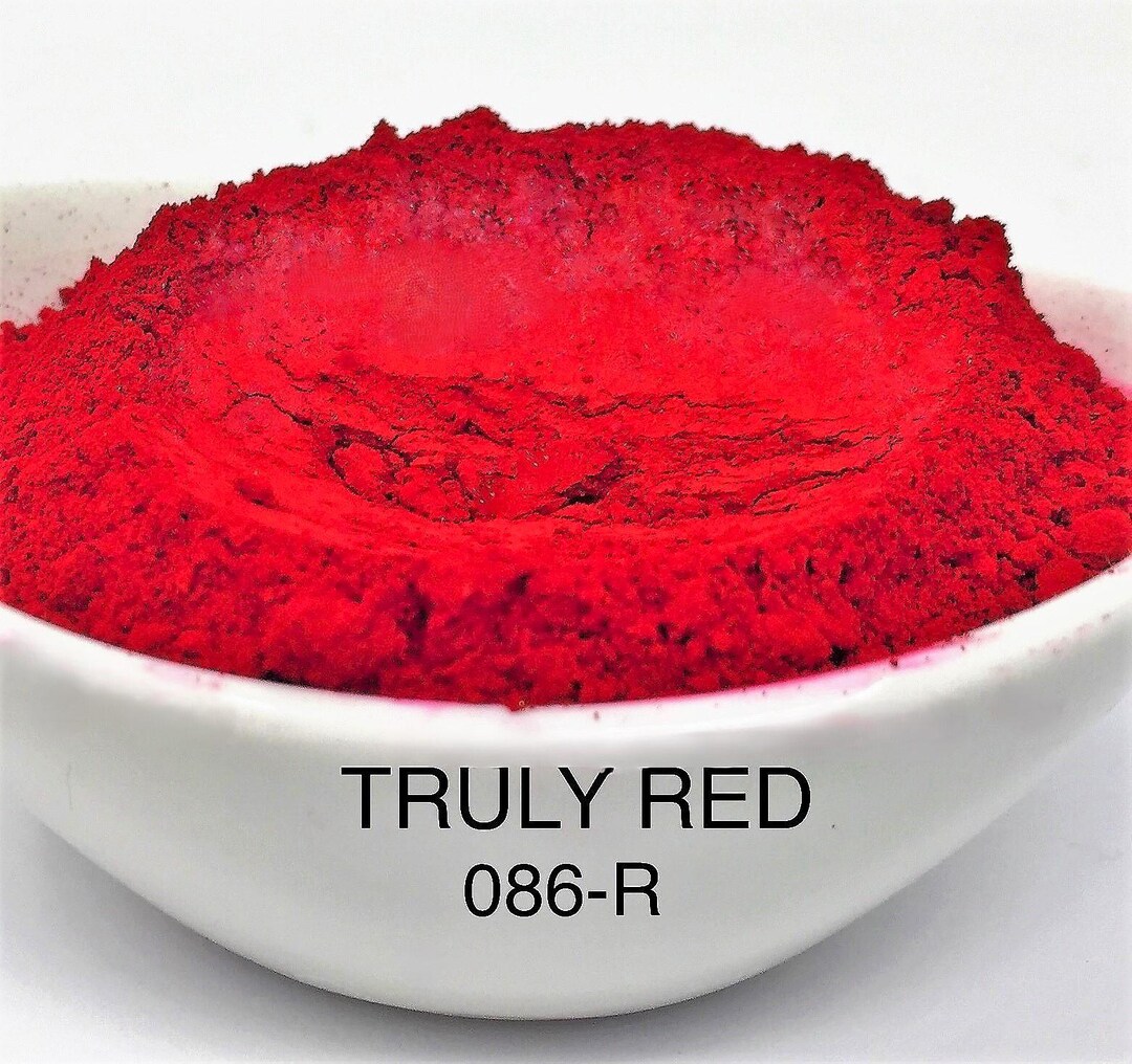 10g and 20g "truly Red" Mica Pigment Color (10g and 20g in Jars) From ...