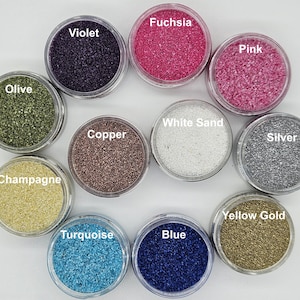 50g, 100g, 200g Pink Colored Sand, Grain Size 0.5mm, Decorative Sand ...