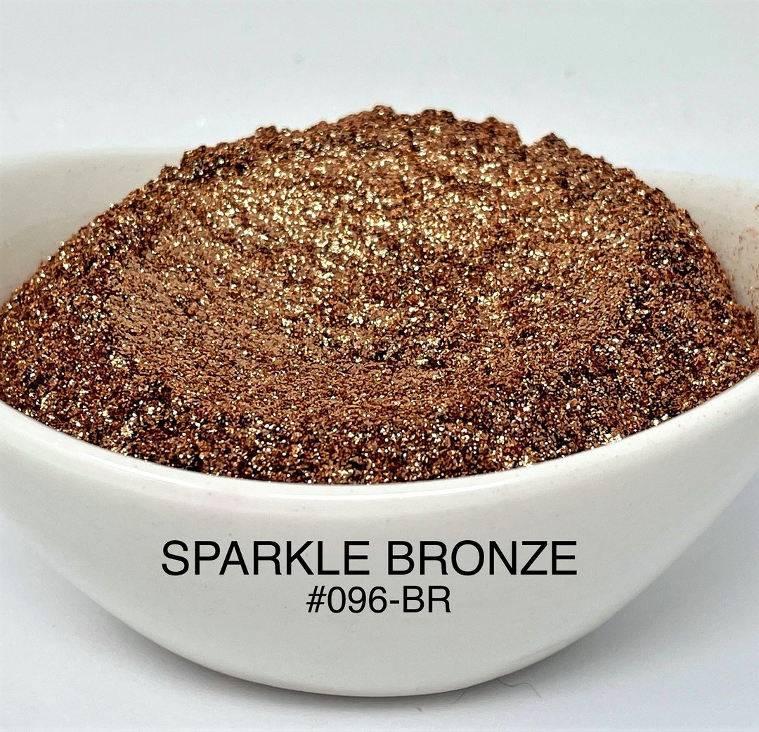 10g and 20g "sparkle Bronze" Mica Pigment Color (10g and 20g in Jars ...