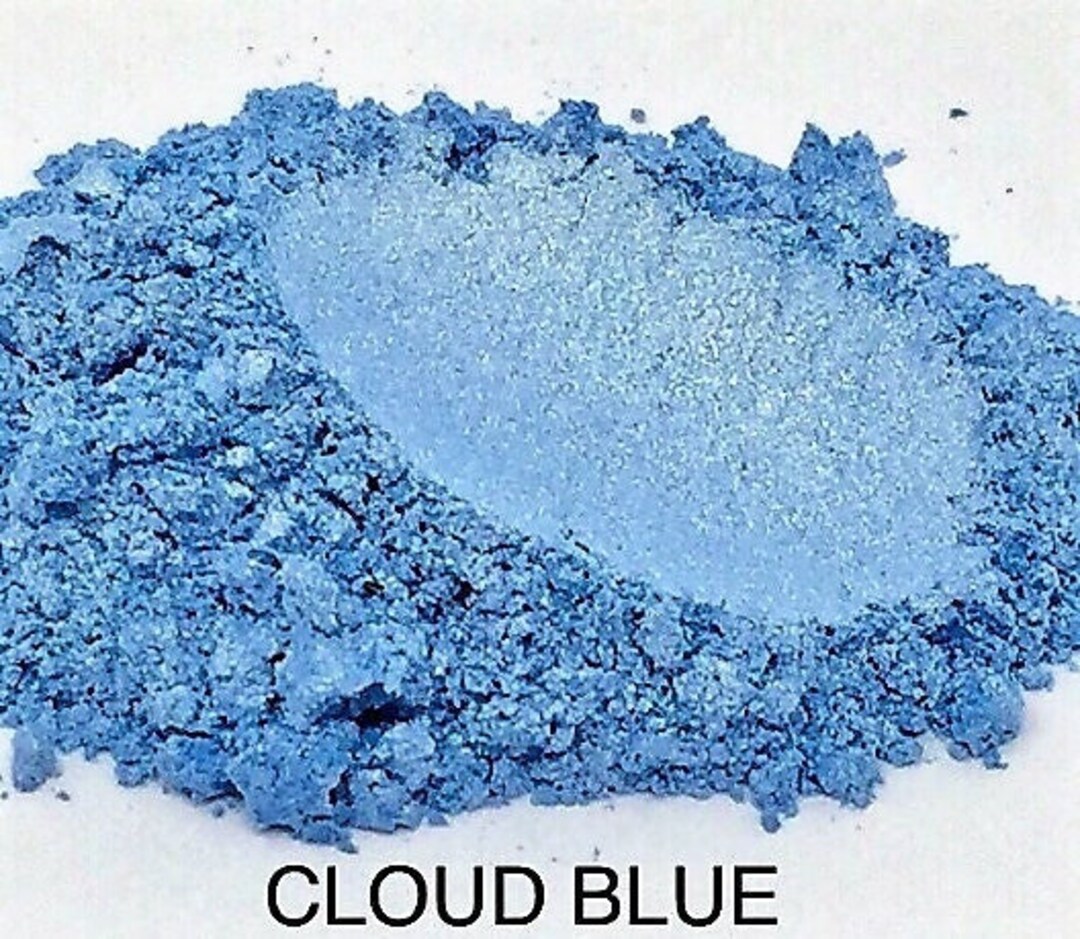 10g and 20g "cloud Blue" Mica Pigment Color (10g and 20g in Jars) From ...