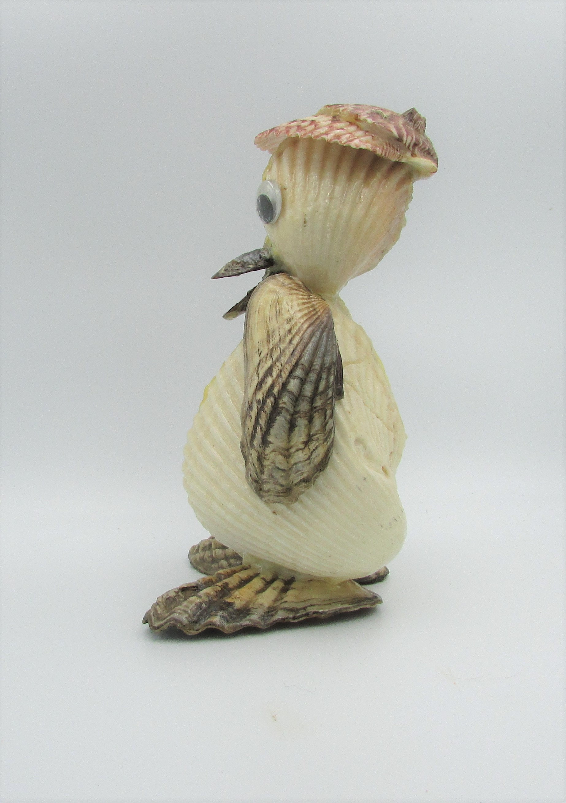 Large Sea Shell Craft DUCK Figurine, Kitschy Vintage Beach Decor - Etsy