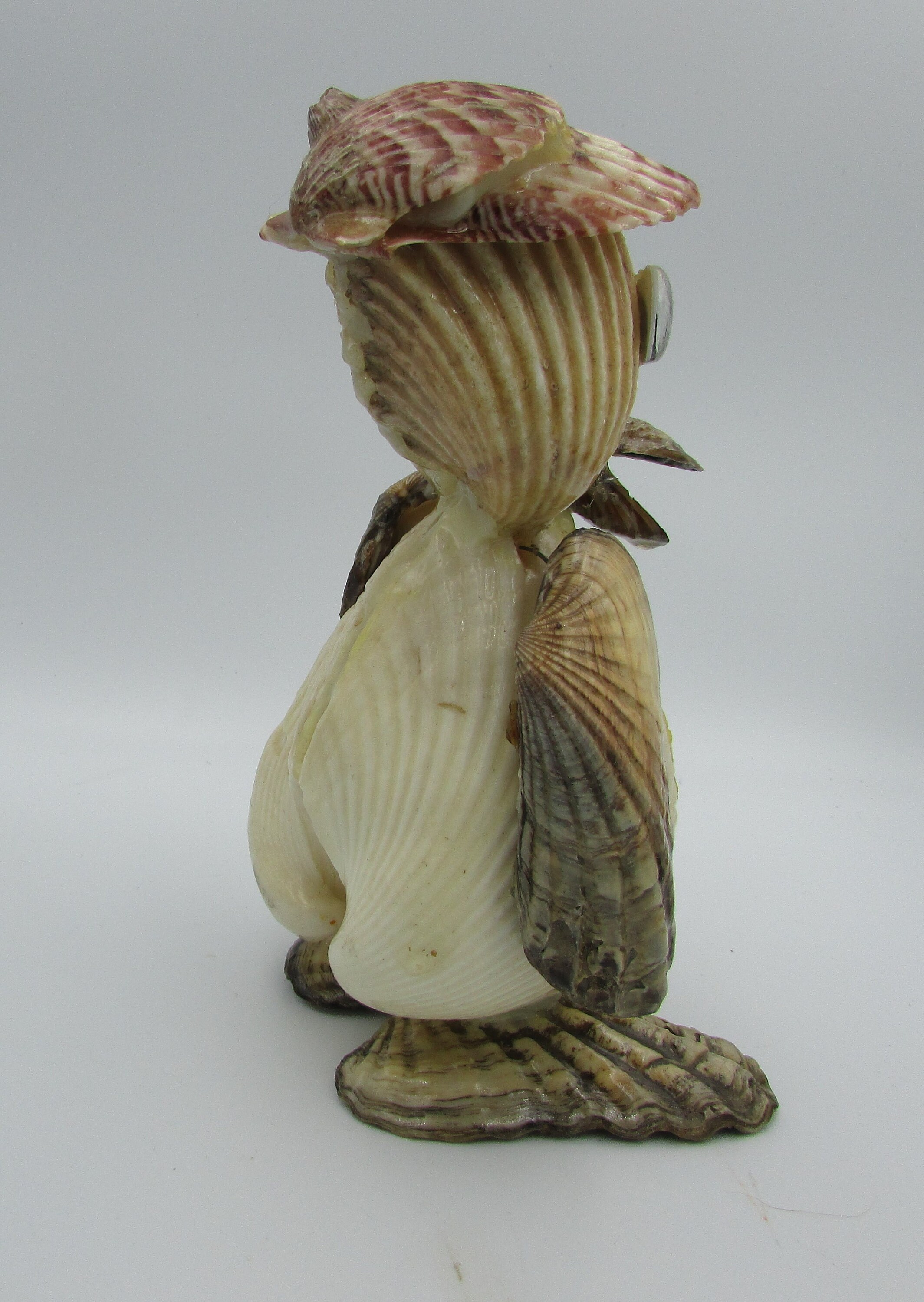 Large Sea Shell Craft DUCK Figurine, Kitschy Vintage Beach Decor - Etsy