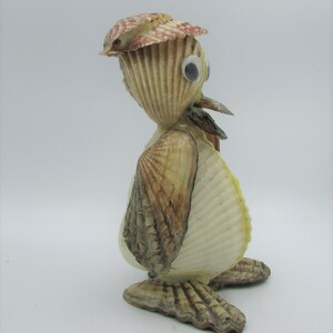 Large Sea Shell Craft DUCK Figurine, Kitschy Vintage Beach Decor - Etsy