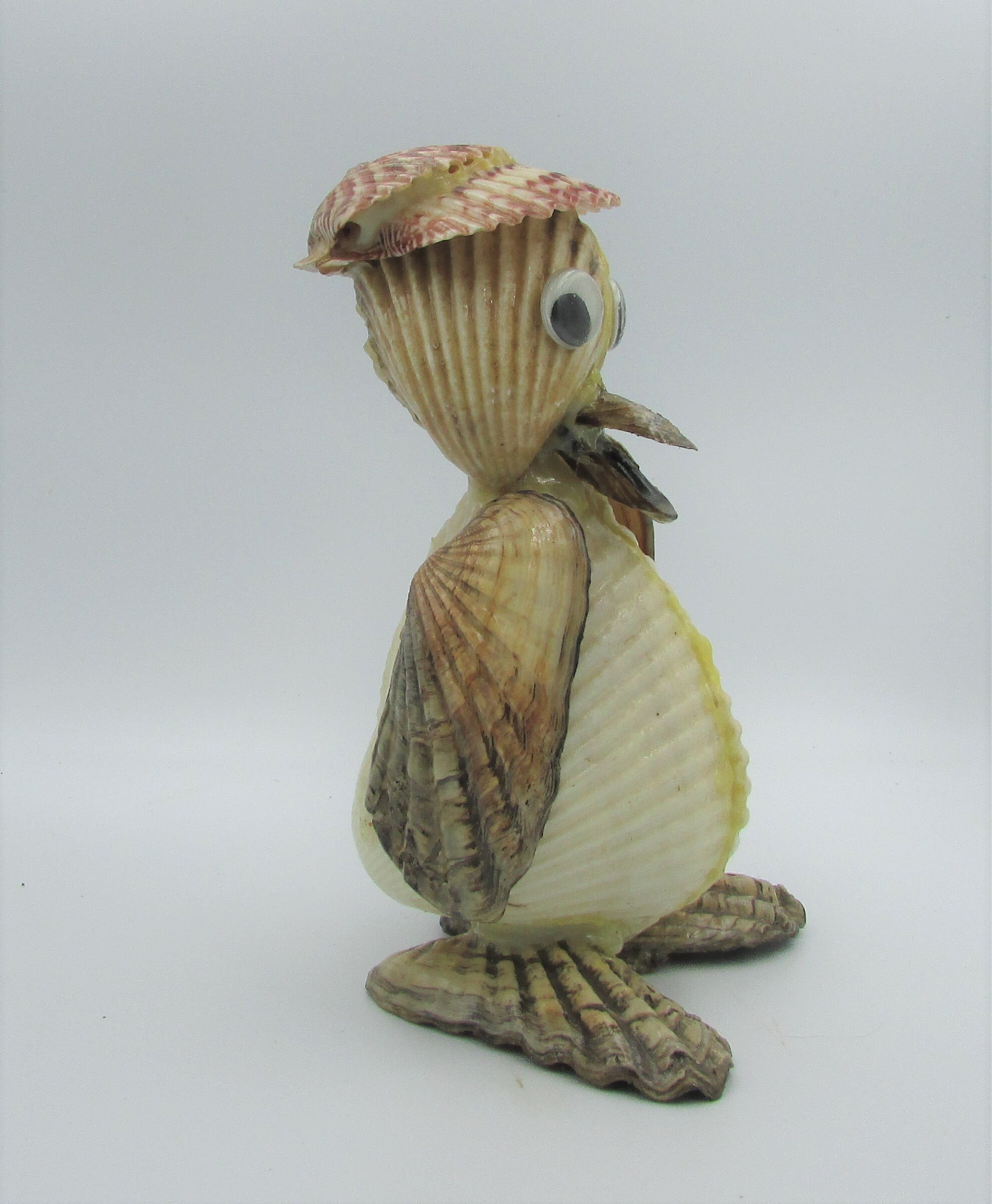 Large Sea Shell Craft DUCK Figurine, Kitschy Vintage Beach Decor - Etsy