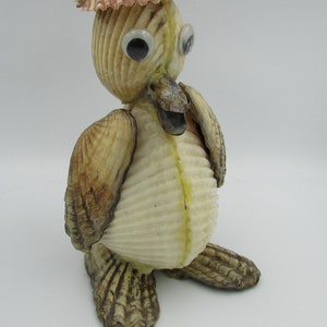 Large Sea Shell Craft DUCK Figurine, Kitschy Vintage Beach Decor - Etsy