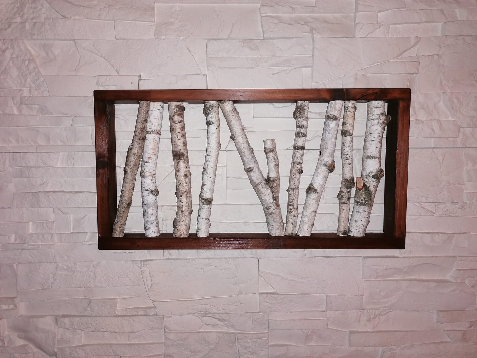 Birch Forest Wall Art Birch Branch Décor Hanging Wall - Etsy