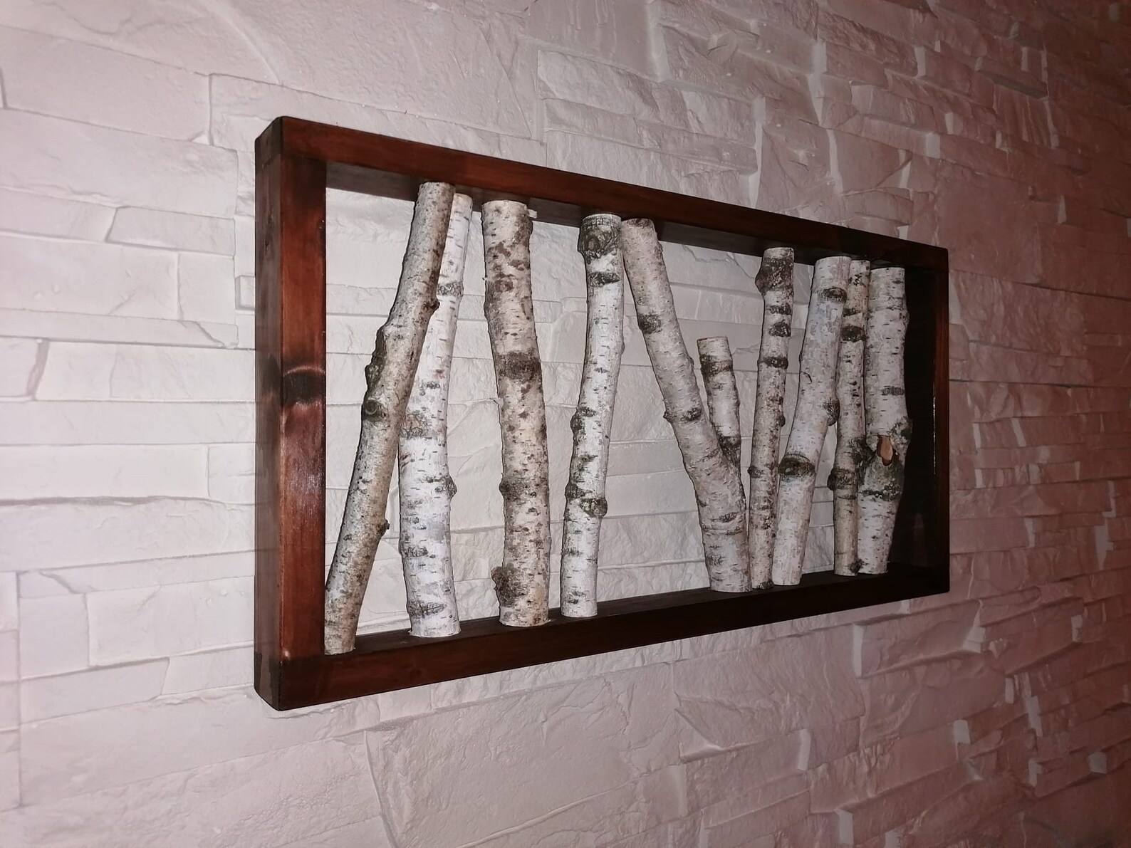 Birch Forest Wall Art Birch Branch Décor Hanging Wall - Etsy