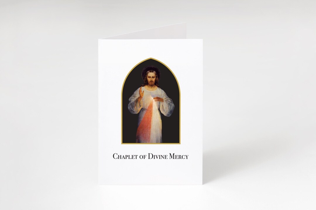 The Divine Mercy Chaplet Prayer Guide | Catholic Gift | Catholic Prayer ...