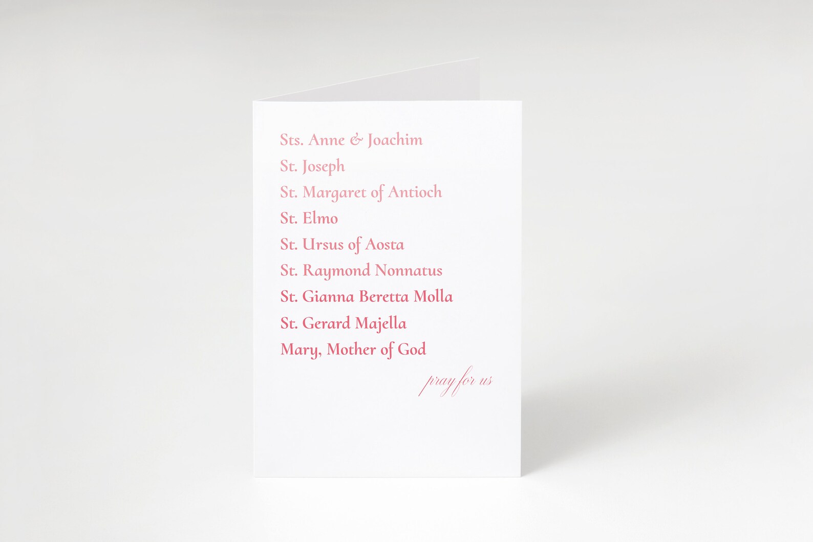 Expectant Mother Card Catholic Saint Litany Catholic - Etsy