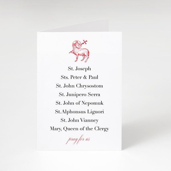 Catholic Priest Ordination Anniversary Cards - Etsy