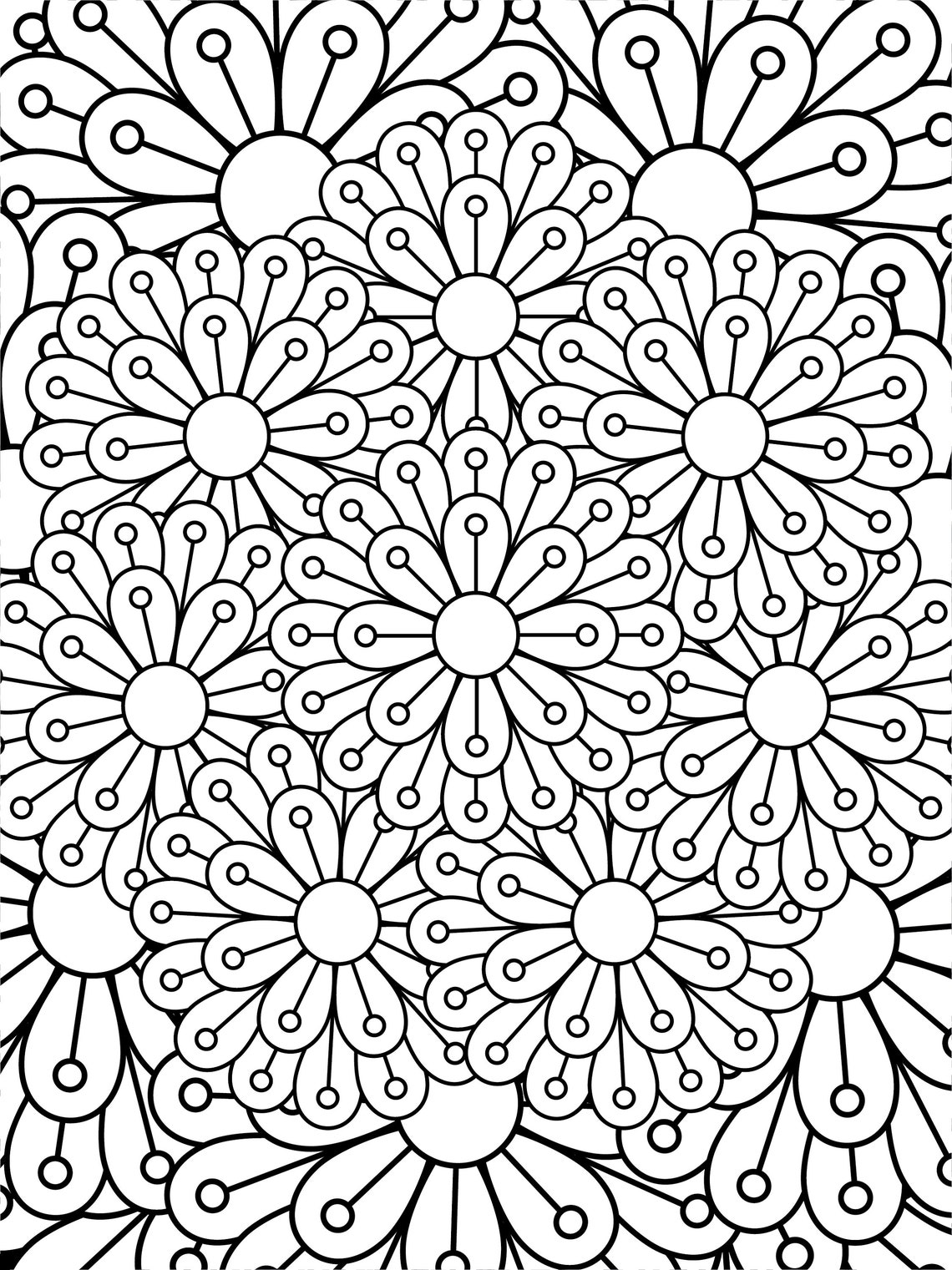 100 Adult Coloring Pages, Printable Coloring, Coloring Book, Activity ...