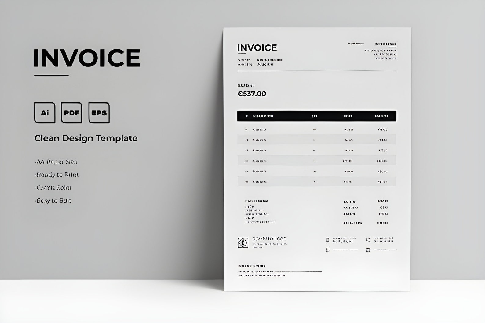 Business Invoice, Invoice Printable, Invoice Form, Template Download ...