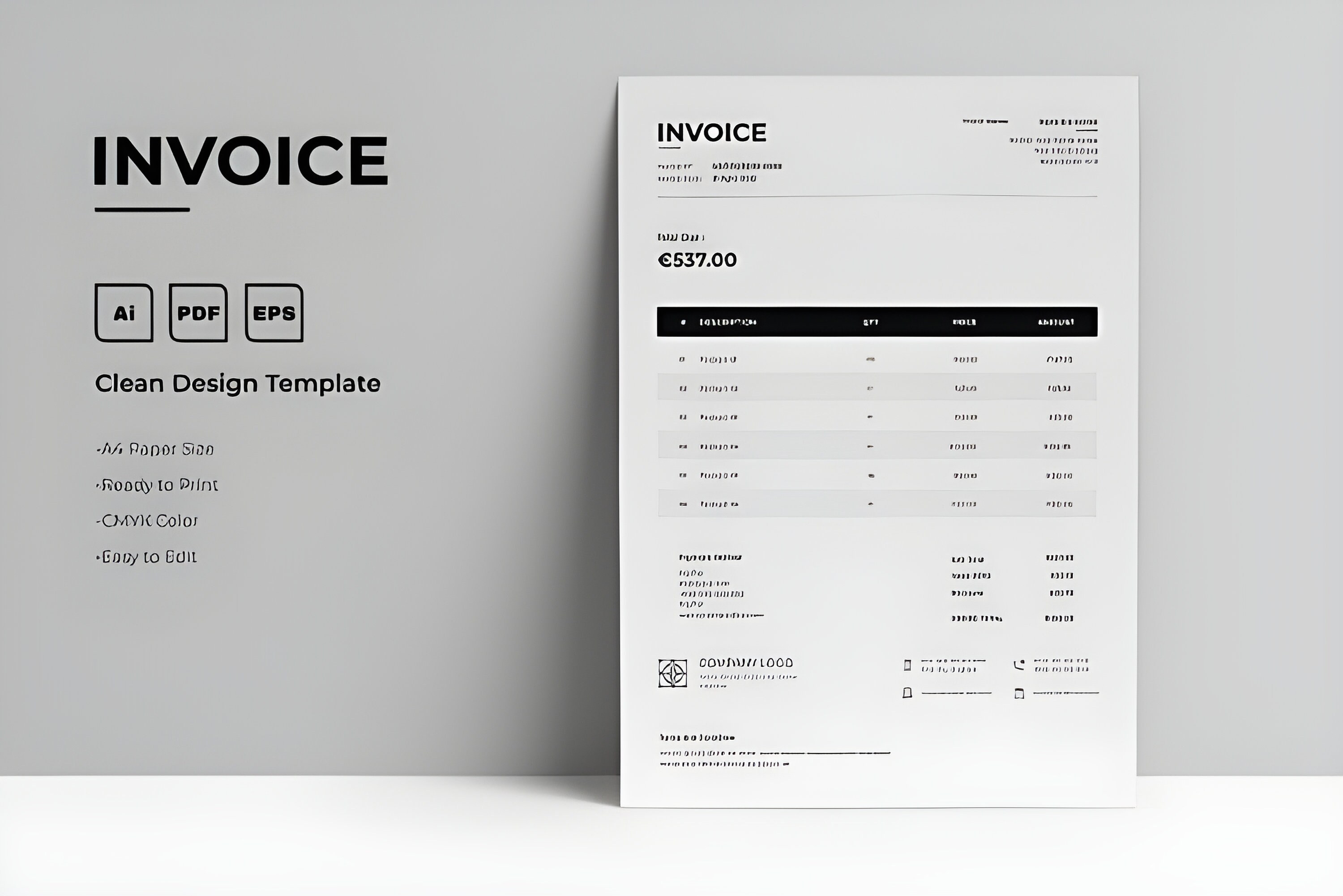 Business Invoice, Invoice Printable, Invoice Form, Template Download ...