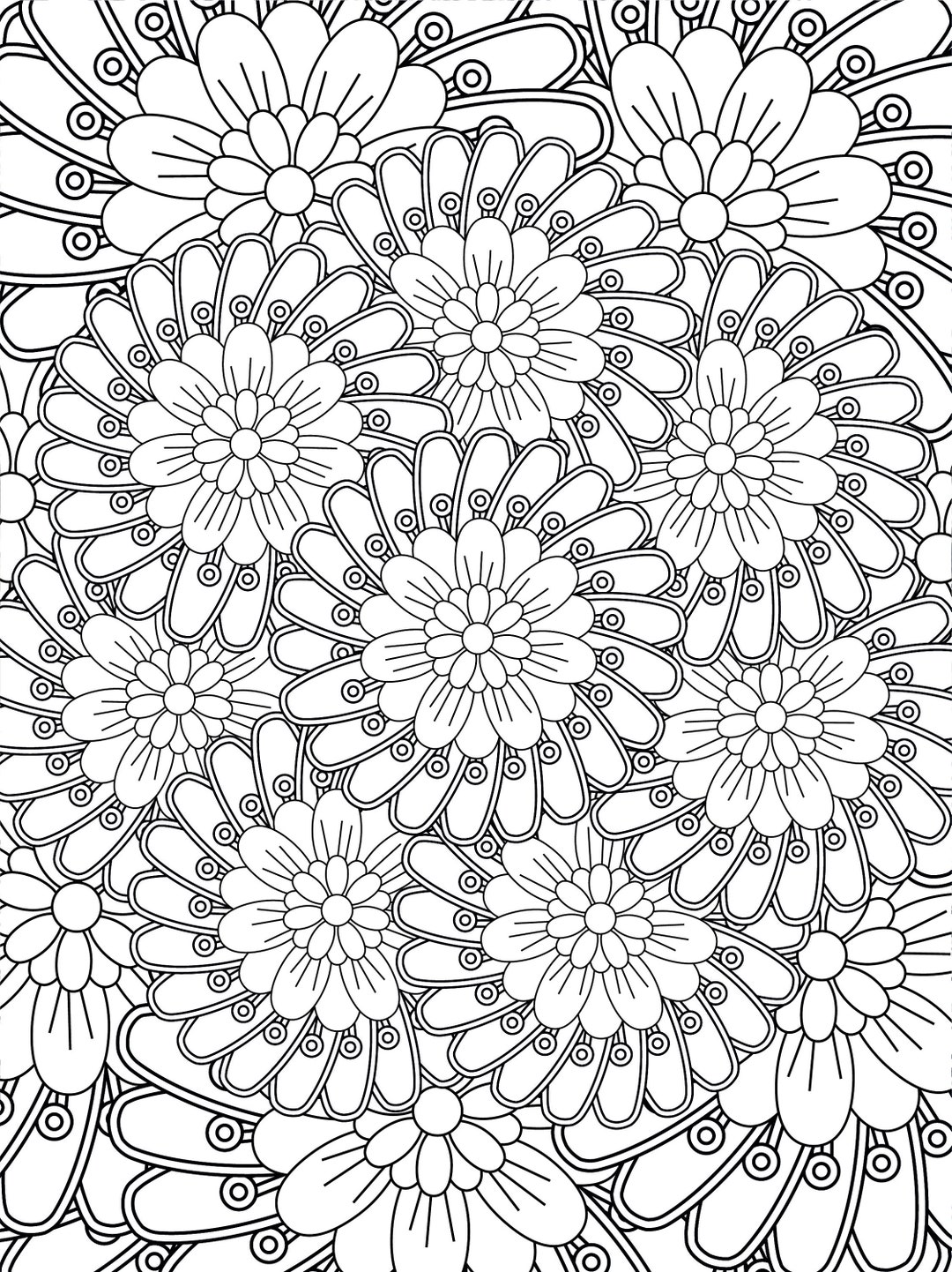 100 Adult Coloring Pages, Printable Coloring, Coloring Book, Activity ...