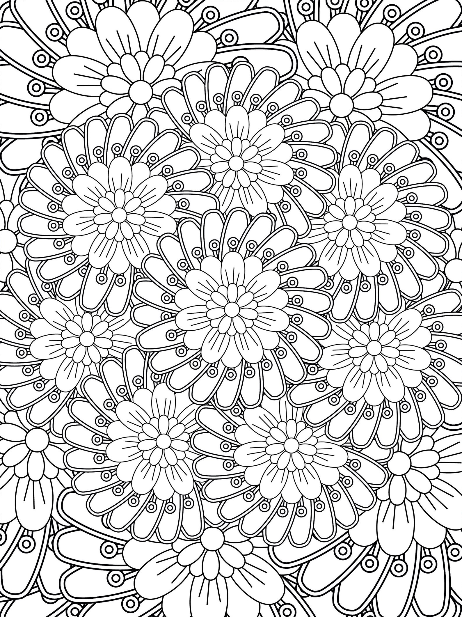 100 Adult Coloring Pages, Printable Coloring, Coloring Book, Activity ...